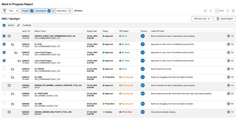 Admation Feature Spotlight WIP Reports
