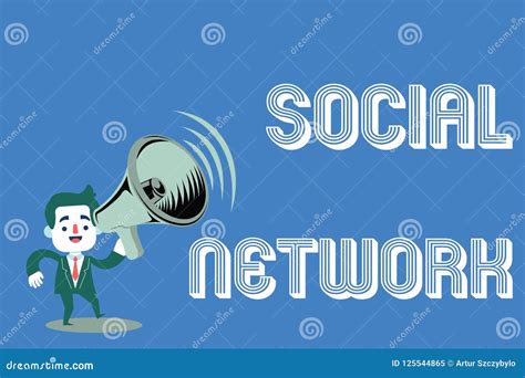 Word Writing Text Social Network Business Concept For Interactions