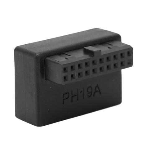 Yanmaoyi Usb Front Panel Adapter Front Panel Socket Elbow Usb Pin To Pin Header