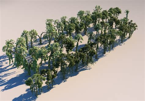 Animated Jungle Tree Mega Pack 50 3d Turbosquid 2087674
