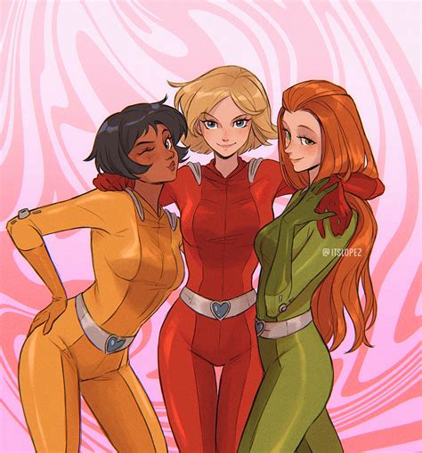 Itslopezz Alex Totally Spies Clover Totally Spies Sam Totally
