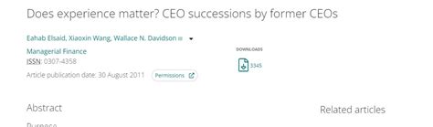 Memory Nguwi On Linkedin Interesting Findings 👇 Firms Hiring Exceos Had Higher Debt Ratios And…