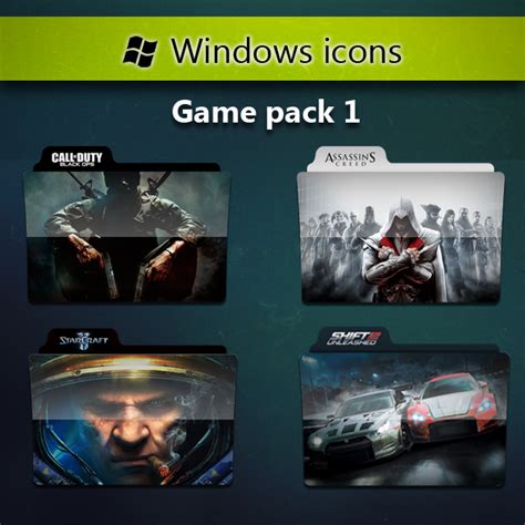 17 Official Windows 7 Icon Folder Game Images Windows 7 Games Folder