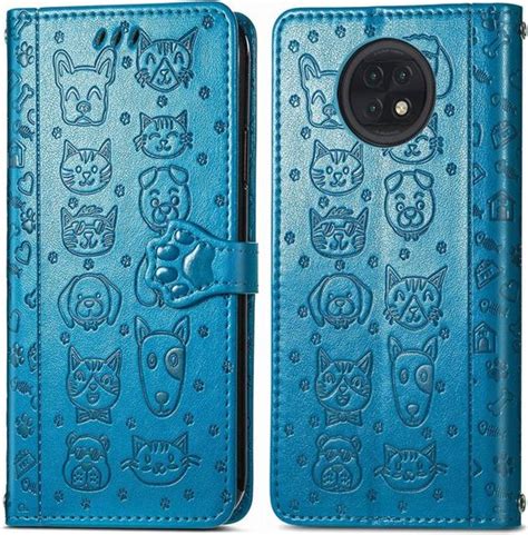 Coque Pour Xiaomi Redmi Note T Tui En Cuir Pu Antichoc Avec Motif De Chat De Dessin Anim Et