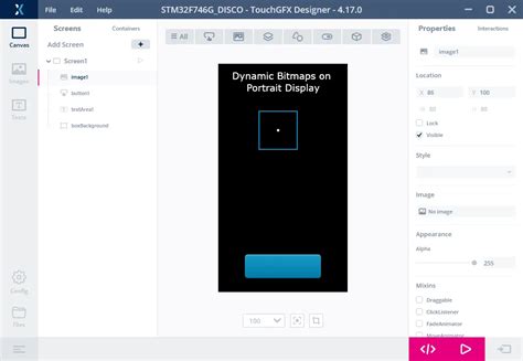 Dynamic Bitmaps Touchgfx Documentation