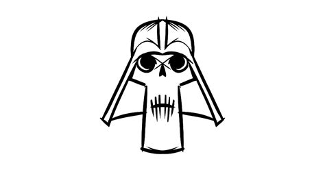 Darth Vader Line Drawing Free Download On ClipArtMag