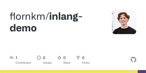GitHub Flornkm Inlang Demo