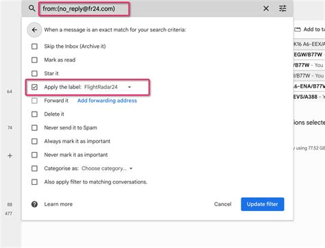 email parsing how do we extract flight latitude and longitude