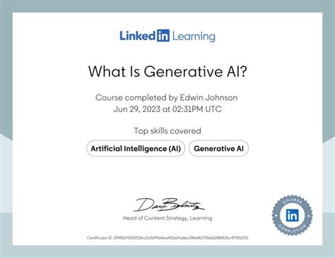 Edwin Johnson On Linkedin Certificate Of Completion