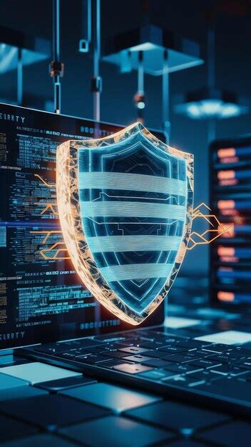 Concept Is Data Security Access Shields Protect Sensitive Data Internet