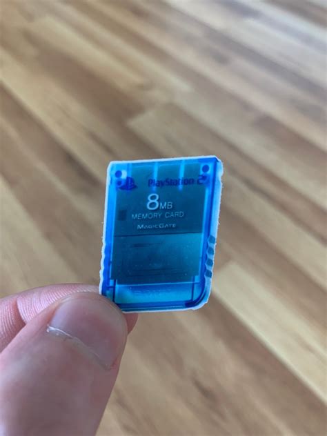 PS Memory Card Sticker Blue Etsy