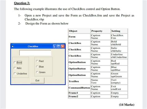 Solved Question The Following Example Illustrates The Use Chegg