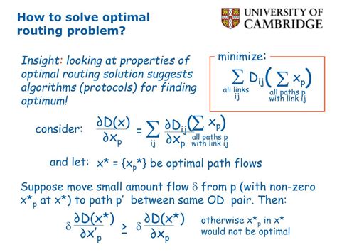 Ppt Optimization Based Routing And Congestion Control Powerpoint