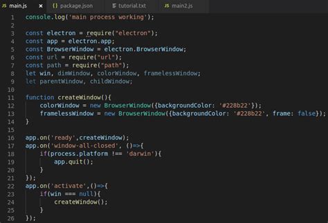 Electron Js Tutorial Browser Window Blog Elektro Code