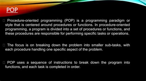 Object Oriented Program Class 12 Computer Science Pptx Programming Languages Computing