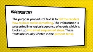 Procedure Text PPTX
