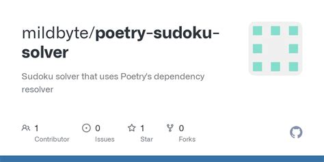 Solving Sudoku With Poetrys Dependency Resolver Python
