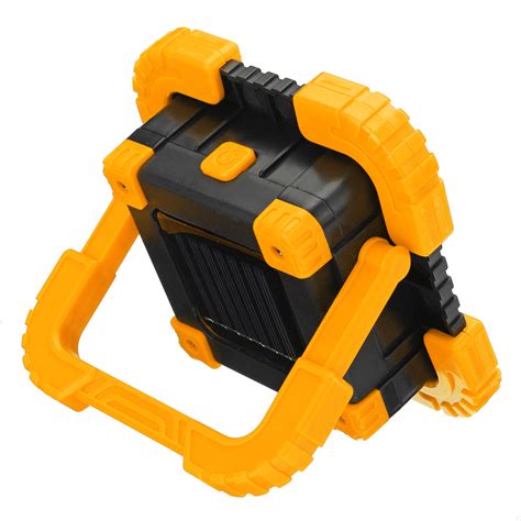 Portable W LM Solar LED Work Light COB Camping Lamp USB Rechargeable Flood Spot Lamp Hand