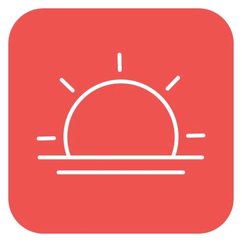 Premium Vector Sunset Vector Illustration