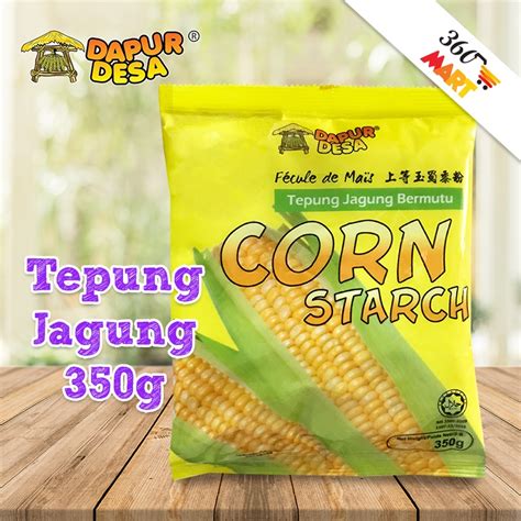 Dapur Desa Corn Starch Tepung Jagung 350g 玉米粉 玉蜀黍粉 Shopee Malaysia