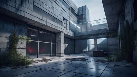 Building Outdoor Glass Background Building Space Modern Background