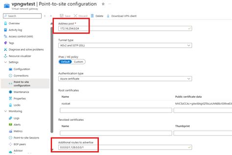 Route Internet Traffic Through P2s Vpn Microsoft Qanda