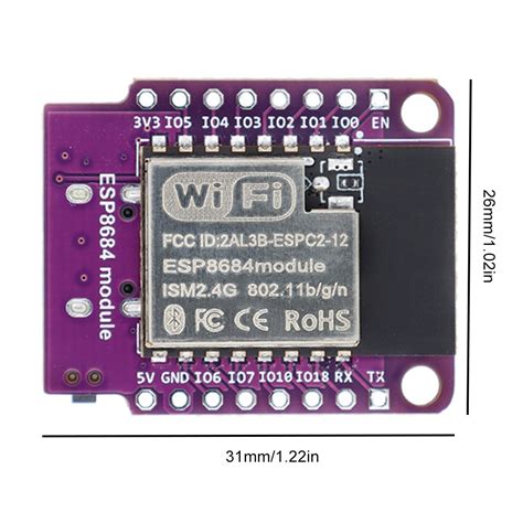 mini esp32 c2 development board espc2 12 esp8684 wifi bt ch340g devkit