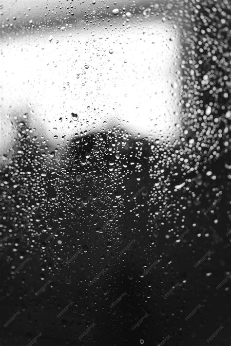 Premium Photo Closeup Of Condensation Patterns On Glass Window Water