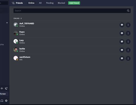 Friends Menu Greyed Out · Issue 46 · Comfy Themesdiscord · Github