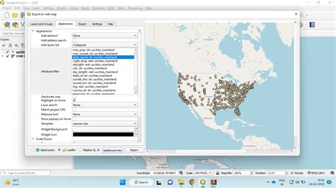 Qgis2web Attribute Filter Not Showing When In Preview Or Final Export Rqgis