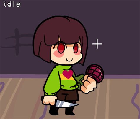 Just A Chara Skin Mod For Friday Night Funkin Fnf Mods