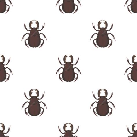 Premium Vector Bug Pattern Seamless Background Texture Repeat Wallpaper Geometric Vector