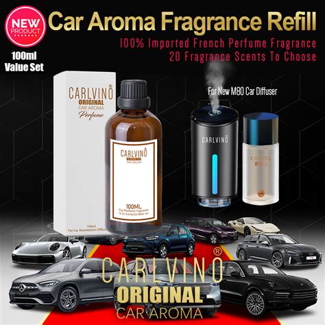 100ml Car Diffuser Essential Oil Refill For M80 M90 M801 Mx8