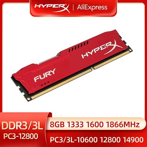 Hyperx-Fury-Memoria-DDR3L-DDR3-8GB-1866MHz-1600MHz-1333MHz-Desktop ...