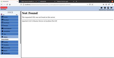Im Not Able To Open Manage Modules And Portal Dashboard On My