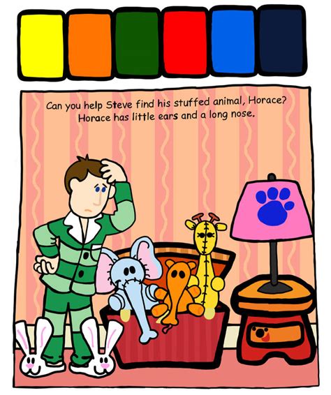 Blues Clues Pajama Party With Blue Page 11 By Alexanderbex On Deviantart