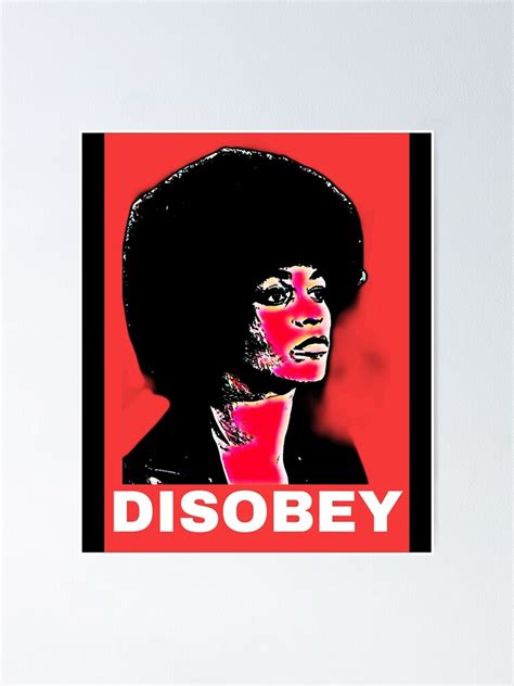 Ten Things You Didn T Know About Angela Davis Poster For Sale By Halliewalsh Redbubble