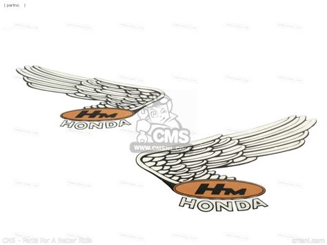 0sywgc9vw9 Honda Classic Wing Decal Set Honda Buy The 0sywg C9v W9