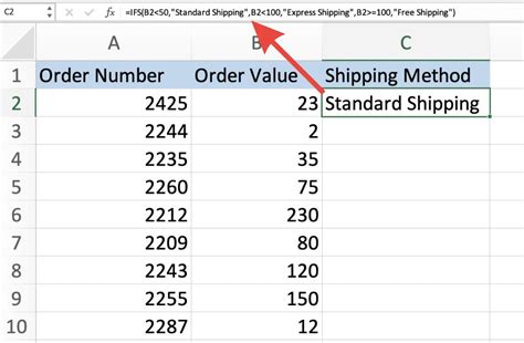 Understanding The Ifs Function In Excel With Examples Myexcelonline