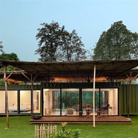 Rsda Repurposes Shipping Containers To Form Home On Indian Farm
