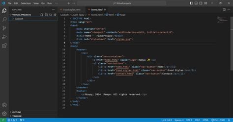 Codsoft Internship Webdevelopment Ramya Koppada