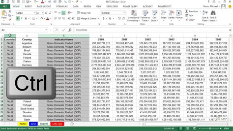 Excel Magic Trick Transform Large Data Set To Final GDP Report TTC MATCH Filter