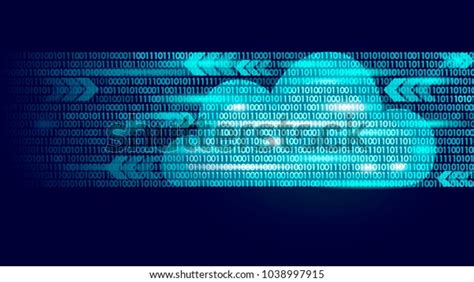 Cloud Computing Online Storage Binary Code Stock Vector Royalty Free