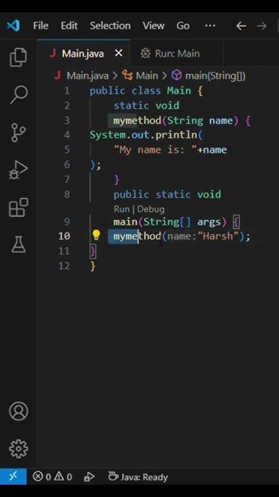 Java Methods Parameters Java Complete Course 46 Viral Shorts Youtube Like Trending