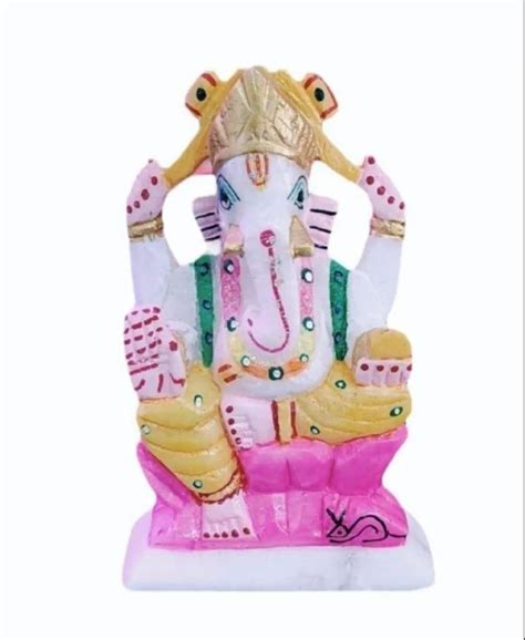Marble Ganesh Statue Temple At ₹ 2400 In Kishangarh Id 24901130862