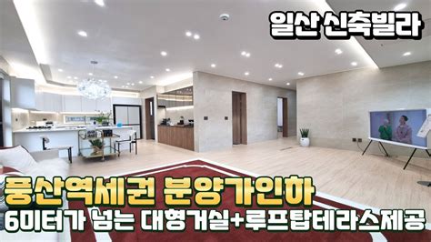 일산신축빌라 일산 풍동 신축빌라 분양가인하 풍산역세권위치 운동장거실 루프탑테라스제공 No 886 Youtube