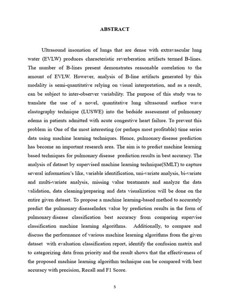 Prediction Of Copd Using Machine Learning Technique Pdf Artificial Intelligence