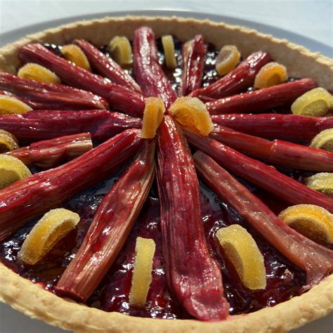 Rhubarb And Raspberry Tart Tiptree Rhubarb And Raspberry Tart Tiptree