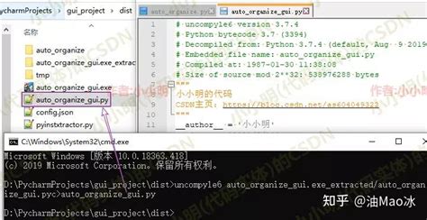 爆强将 exe 文件反编译成 Python 脚本 知乎