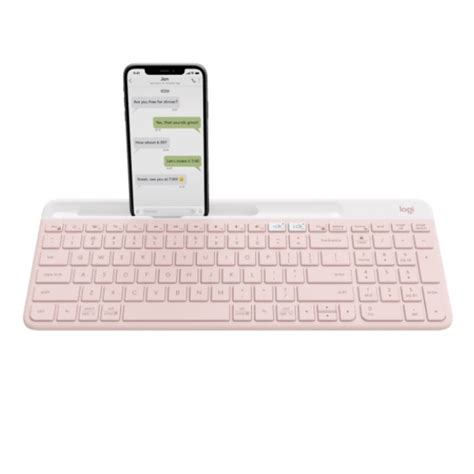 Ph Co PC Depot LOGITECH K MULTI DEVICE BLUETOOTH WIRELESS KEYBOARD PINK